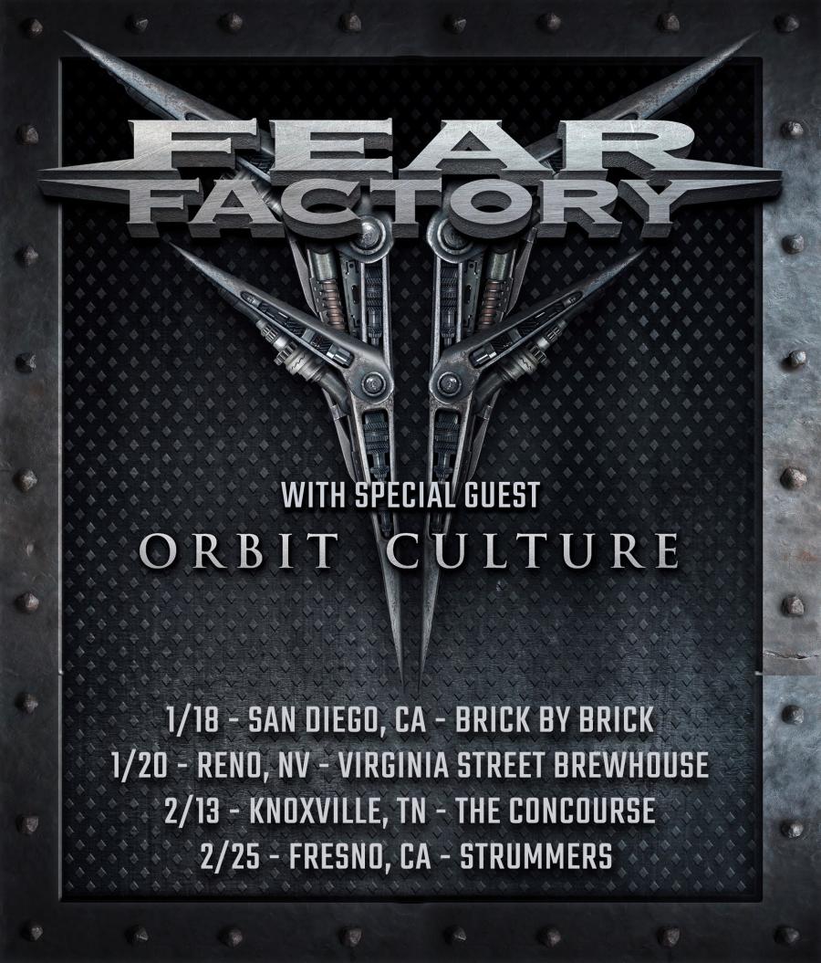 Evenement Fear Factory + Orbit Culture - 18/01/2024 - San Diego - Brick ...